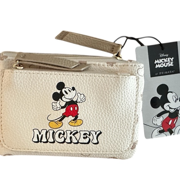 Disney | Accessories | Disney Mickey Mouse Cream Wallet | Poshmark